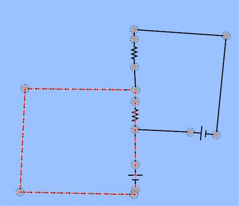 Grade 11 Physics Circuits Why Does Current Flow In The Right Loop In