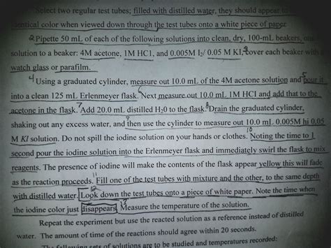 Solved Please Calculate The Rate Using EQUATION ON Chegg