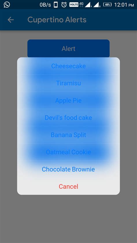 Cupertino Widget Alert Box Issue In Android · Issue 24670 · Flutter