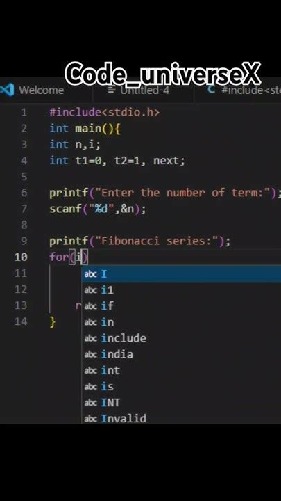 Fibonacci Series Codingcoding Codinglife Codingtutorial Code Codingforbeginners Fibonacci