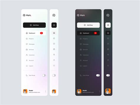 Dashboard Sidebar Navigation Design By Mike Taylor On Dribbble