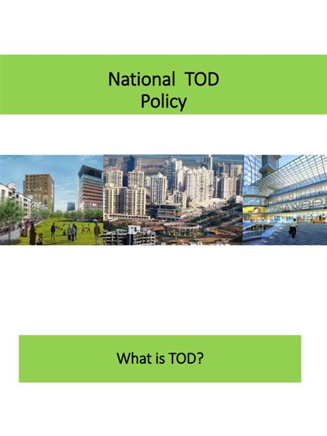 Transit Oriented Development Policy Pdf