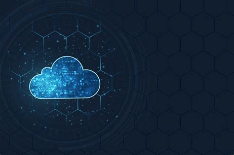 Cloud Computing Conceptabstract Cloud Connection Technology Background