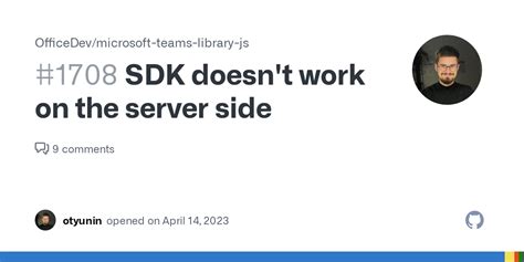 sdk doesn t work on the server side · issue 1708 · officedev microsoft