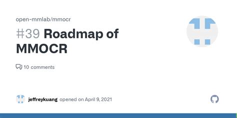 Roadmap Of MMOCR Issue Open Mmlab Mmocr GitHub