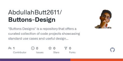 GitHub AbdullahButt Buttons Design Buttons Designs Is A Repository That Offers A