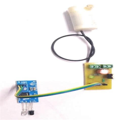 Ir Sensor Based Automatic Hand Sanitizer Kit Sr Robotics