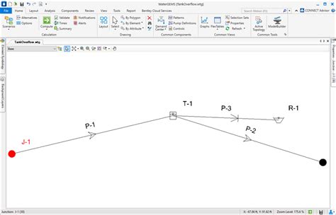 Openflows Water Infrastructure Modeling A Tank With An Overflow Communities
