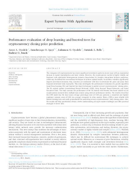 performance evaluation of deep learning and boosted trees for