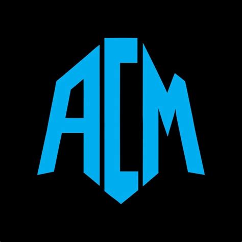 Premium Vector ACM Letter Logo Creative Design ACM Monogram Logo Unique Concept Vector