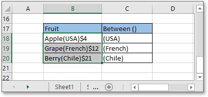 如何从Excel单元格中提取部分文本字符串