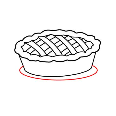 Step 7 Add A Second Larger Oval Around The First One To Give The