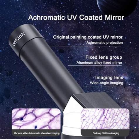 Adult Optical Monocular Microscope 40x 2000x Magnification Dual Led