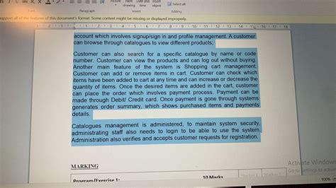 Solved Exercise Draw A Class Diagram For The Case Study Chegg