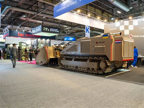 Dok Ing Presented Its 100th Anti Tank Mine Clearance System Mv 10 Bison