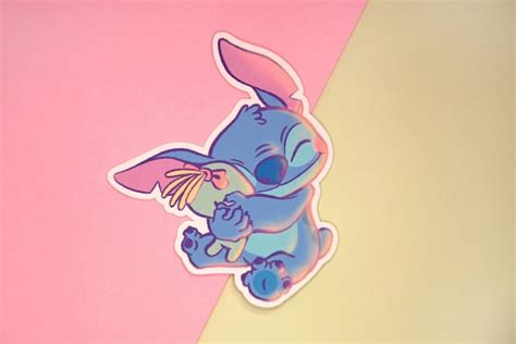 Stitch Scrump Vinyl Sticker Lilo And Stitch Sticker Etsy