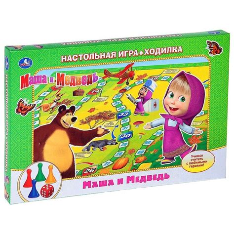 Умные игры Настольная игра "Маша и Медведь" - купить с доставкой по ...