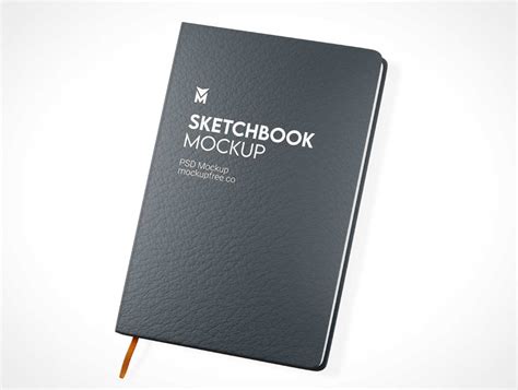 Hardbound Sketchbook Mockup Free Psd Templates