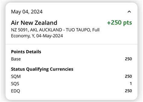 missing incorrect flight activity sqm sqs sqd aeroplan base points