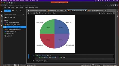 yves hilpisch en linkedin risk parity and budgeting with python python