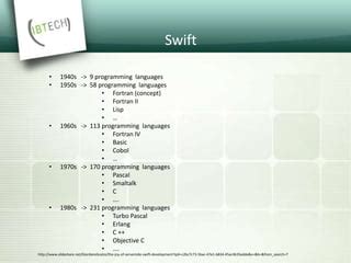 Server Side Swift PPT