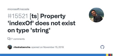 Ts Property Indexof Does Not Exist On Type String · Issue 15521