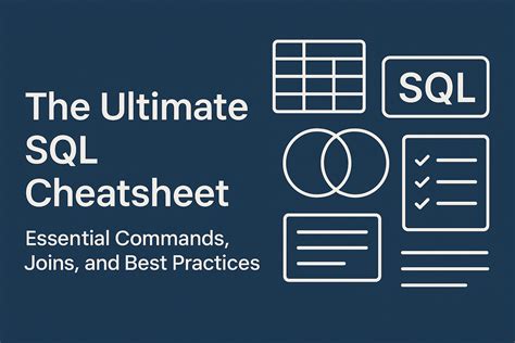 The Ultimate Sql Cheatsheet Blogs Amans Mind Map