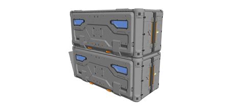 ArtStation Sci Fi Cargo Container 2 Resources