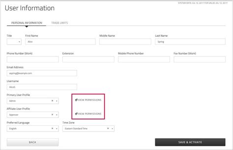 Creating A User