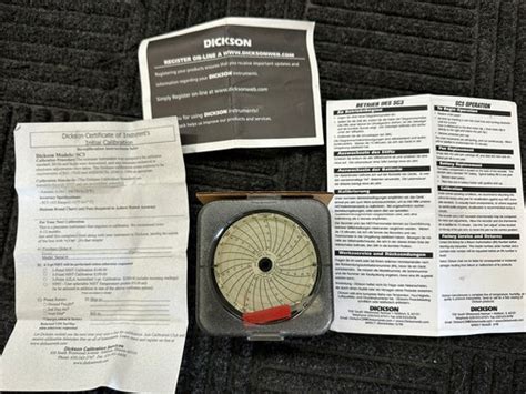 Dickson Sc367 Circle Chart Recorder 3in 24hr7day 5ke57 Brand New Fee