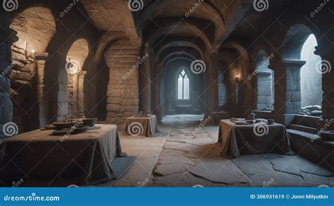 Castle Basement Underground Dungeon Secret Room Inside Ancient Prison