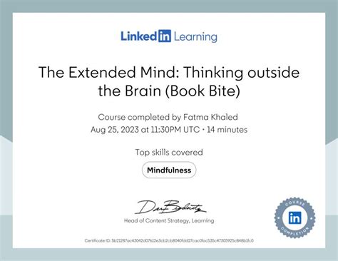 fatma khaled on linkedin certificate of completion
