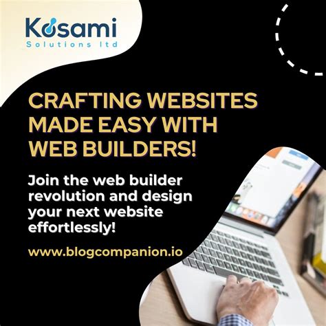 Kosami Solutions Ltd On Linkedin Webdesigntools Craftwithease Nocoding
