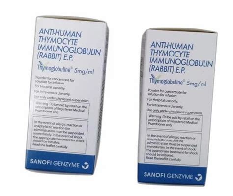 Thymoglobulin 5mg 1ml For Sanofi Dose 5mg Ml At ₹ 18500 In Chennai