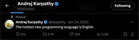 The Hottest New Programming Language Is … English Aiworks