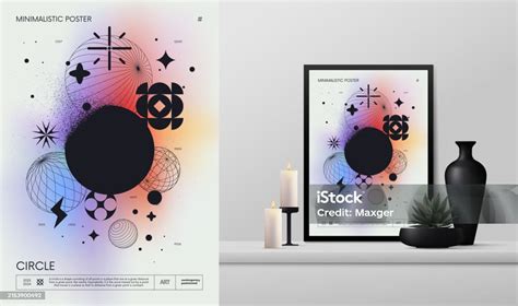 벡터 그라데이션 미니멀리즘 레이브 포스터 이상한 와이어 프레임 그래픽 자산 기하학적 모양 Y2k 디자인 야만적 인 느낌 및 모형