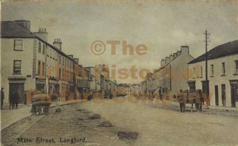 Main Street Longford Co Longford Ireland Old Photograph Lf 00008