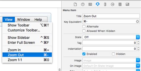 Swift Nsmenuitem Key Equivalent Isnt Setting Stack Overflow