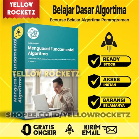 Jual Belajar Dasar Dasar Algoritma Pemrograman It Materi Video Pembelajaran Shopee Indonesia