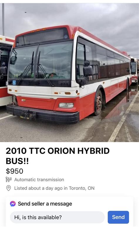 Anyone Looking To Buy A Ttc Bus R Ttc