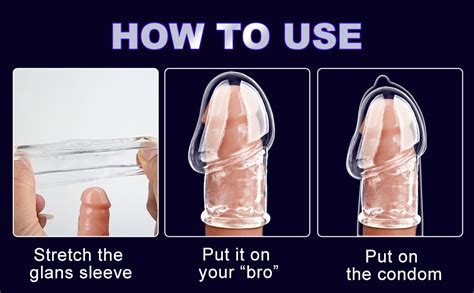 2 Pcs Reusable Penis Extender Sleeve Enlargesoft Stretch