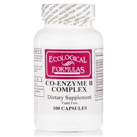 Ecological Formulas Coenzymated B Complex / 100 Caps — Цена