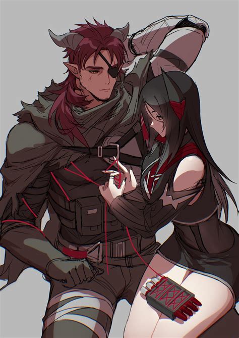 Ines And Hoederer Arknights Drawn By Imone Illust Danbooru