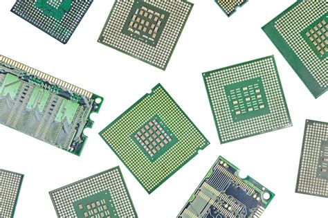 Premium Photo Bunch Of Cpu Central Processor Units Isolated