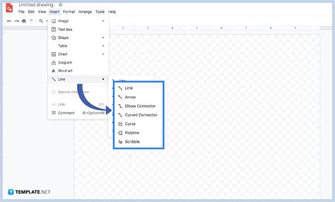 How To Use The Curve Tool In Google Drawings