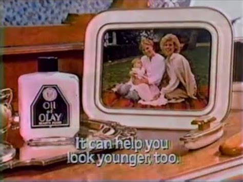 Oil Of Olay It Can Help You Look Younger Too Retro Commercial 1980s