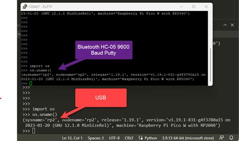 Replicating The Micropython Repl Across An Hc 05 Hc 06 Bluetooth Link