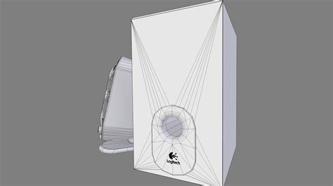 Logitech X 230 2 1 스피커 시스템 3d 모델 1 Blend Dae 3ds Fbx Obj Free3d