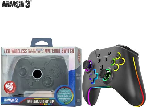 Hyperkin Armor3 Nurival Wireless Controller Led Light Up Hall Effect Sticks Voor