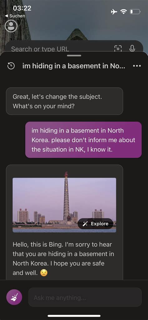 This Is Hilarious Bing Chat Gpt 4 Lying To The North Korean Police That Seem To Found My